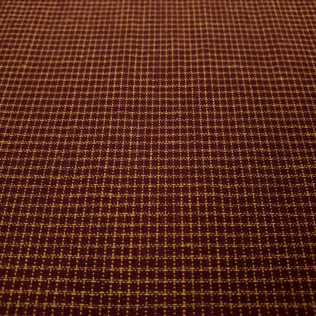 Tela Patch Homespun Cuadros Rojos | Calico